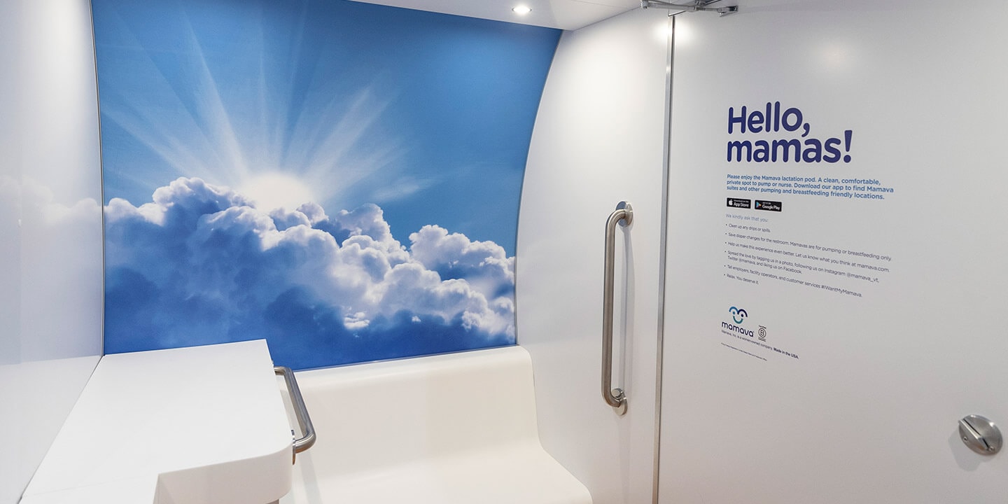 Appartement d’allaitement Mamava – Espaces d’allaitement à l’aéroport ...