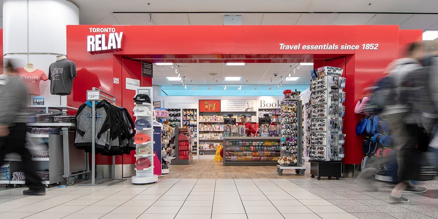 Relay – Boutique de l’aéroport Pearson – Aérogare 3 – Après le contrôle ...