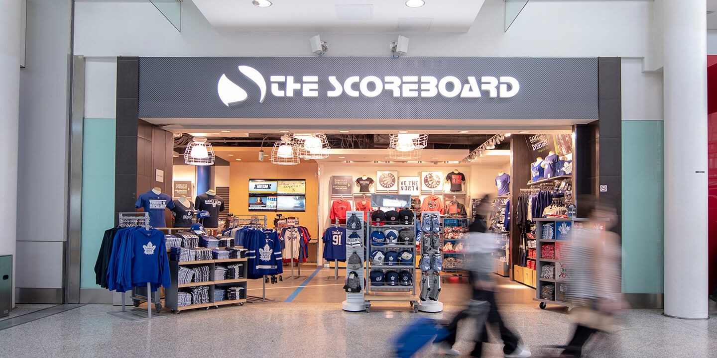 The Scoreboard Terminal 1 | Pearson Airport Shops | Pearson Airport