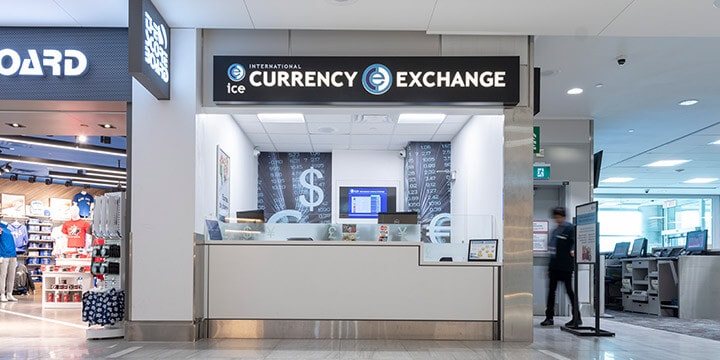 Currency Exchange Pearson Airport Terminal 3 - After security - Near ...